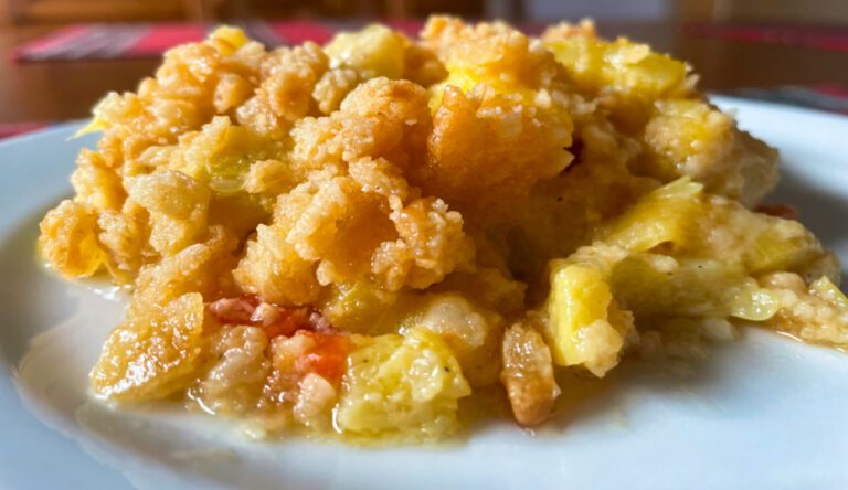 Squash Casserole With Buttery Ritz Cracker Topping - Darlene's Table
